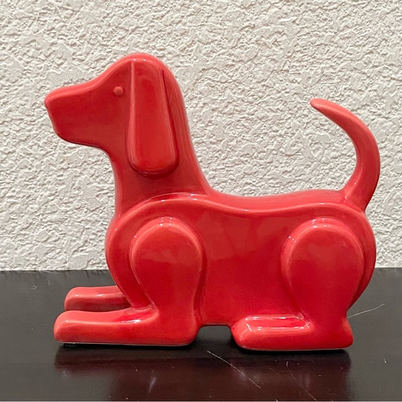 Vintage | Accents | Vintage Ceramic Red Dog Figurine Collectible Dog ...